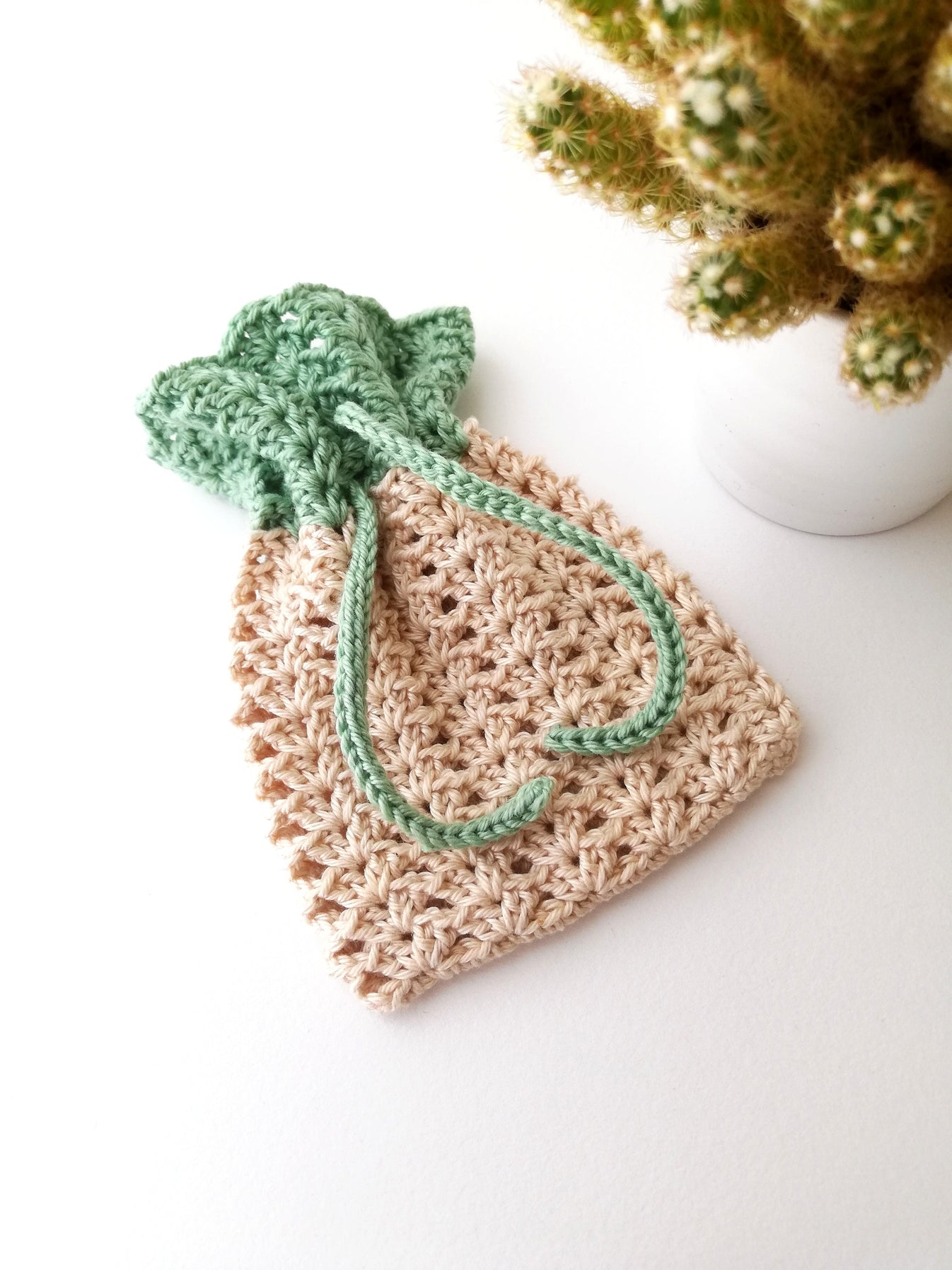 Crochet drawstring bag Iris – Nordic Hook